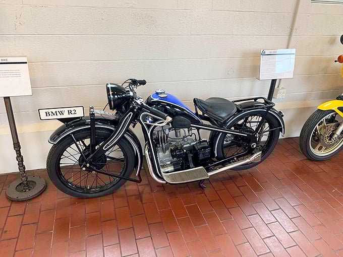 The BMW R2's single cylinder represents motorcycling's elegant simplicity from a bygone era.