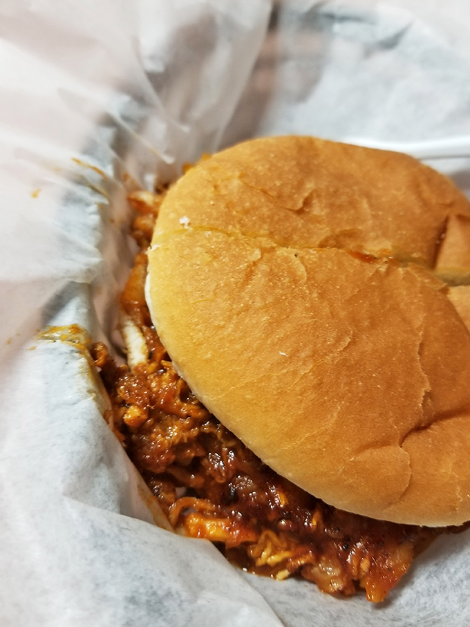 The Sloppy Joe&mdash;where controlled chaos meets soft bun. Not first-date food unless you're testing their sense of humor and laundry skills.