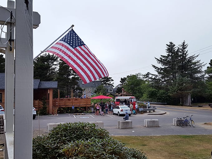 The village center feels like stepping into a Norman Rockwell painting&mdash;complete with fluttering flag and the promise of small-town discoveries.