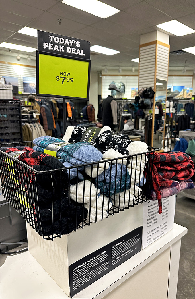 Today's deal is yesterday's splurge. Winter accessories at $7.99 prove that patience in shopping, like in comedy, is all about timing.