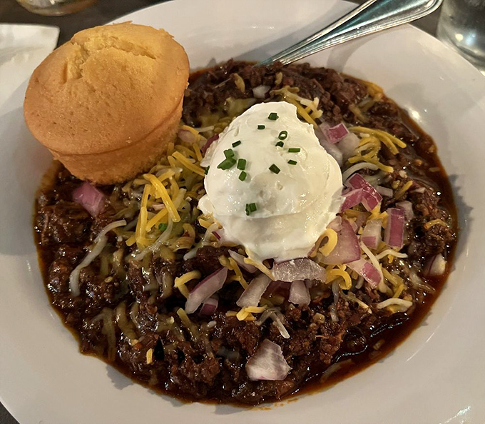 Chili with enough character to warm your soul and enough spice to wake up sleepy taste buds.