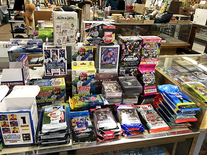 Baseball card heaven for collectors young and old &ndash; where childhood heroes are preserved in plastic, waiting to inspire new generations of fans.