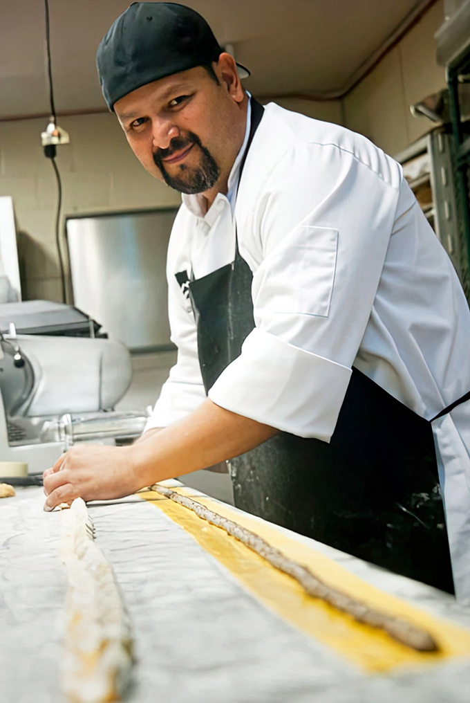 Behind every great restaurant is a chef who treats ingredients like beloved characters in a delicious story. His hands create edible memories.