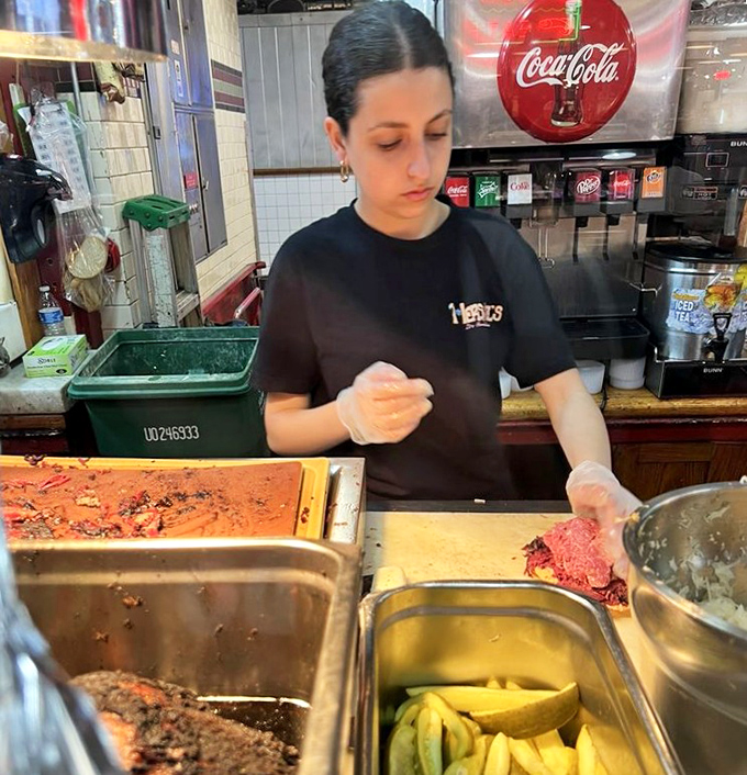 Behind every great sandwich is someone who takes slicing meat very, very seriously indeed.