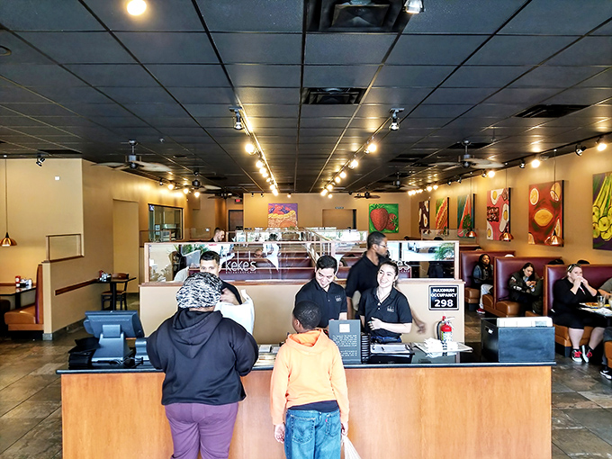 The front counter buzz &ndash; where breakfast dreams are ordered, coffee is poured, and morning small talk flows as freely as the orange juice.