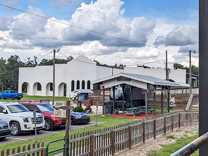The station area serves as the gateway to your railroad adventure, where Florida's transportation history comes alive.