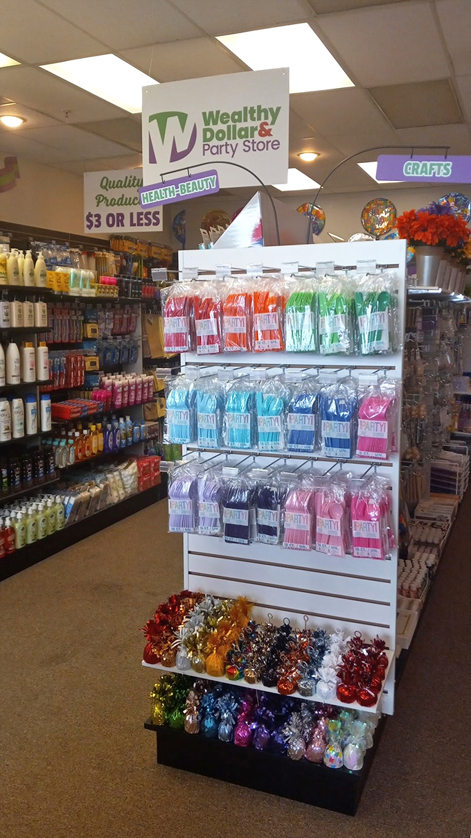 Wait, this isn't Captain Dan's! Someone's navigation system clearly had a seafood emergency and rerouted to party supplies. 