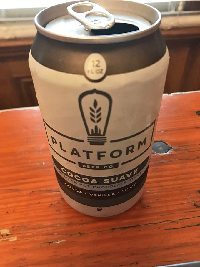A craft beer from Platform Beer Co.&mdash;because great BBQ deserves a worthy companion. This Cocoa Suave stout is like dessert in a can.