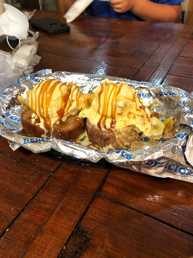 When ice cream meets pound cake and caramel, even your diet throws in the towel and applauds.