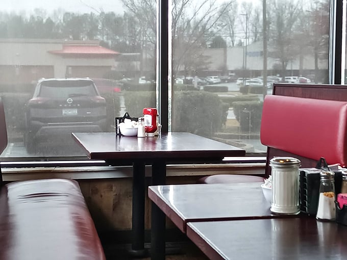 Window seats offer prime people-watching with your coffee – the perfect spot for contemplating life's big questions or tomorrow's breakfast.