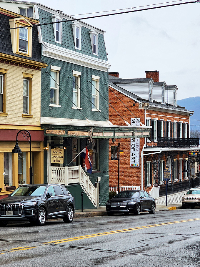 The color palette of Bedford's downtown could be its own Benjamin Moore collection: "Historic Charm with a Side of Affordability."