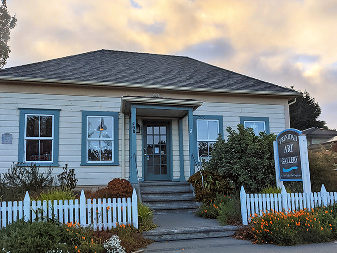 
The Trinidad Art Gallery showcases local creativity in a cottage that looks like it was plucked from a storybook about coastal living. 
