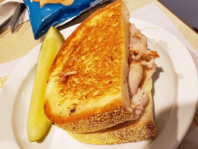 Turkey sandwich perfection that proves even the simplest ingredients deserve five-star treatment and respect.