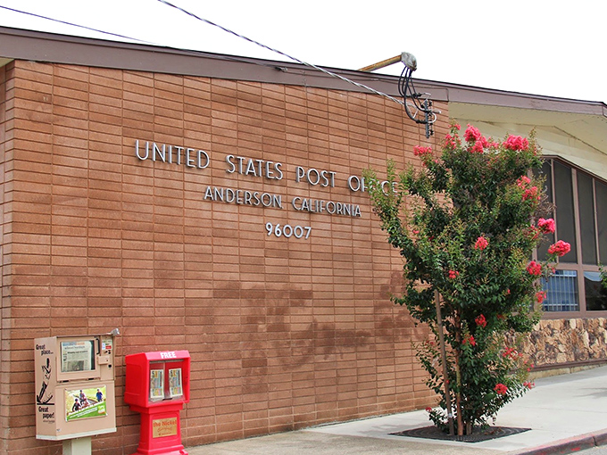 The local post office &ndash; where mail still arrives without someone asking you to rate your delivery experience afterward.