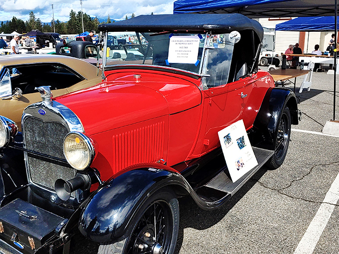 This isn't just a car – it's automotive poetry in red. When they made this beauty, they broke the mold and probably framed the pieces.