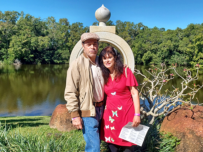 Visitors discovering that tranquility is contagious and smartphones suddenly seem less urgent than usual.