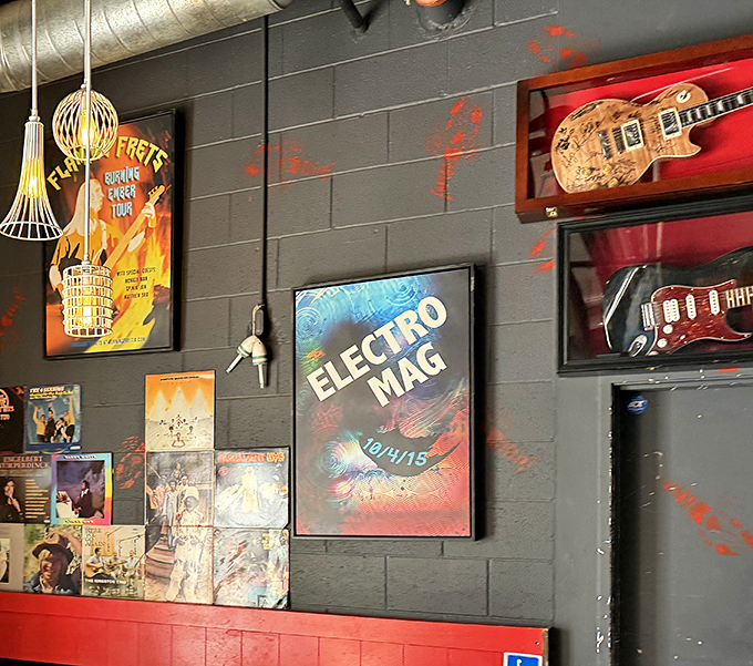 The walls tell stories of rock and roll while you enjoy your lobster roll &ndash; a feast for all senses.