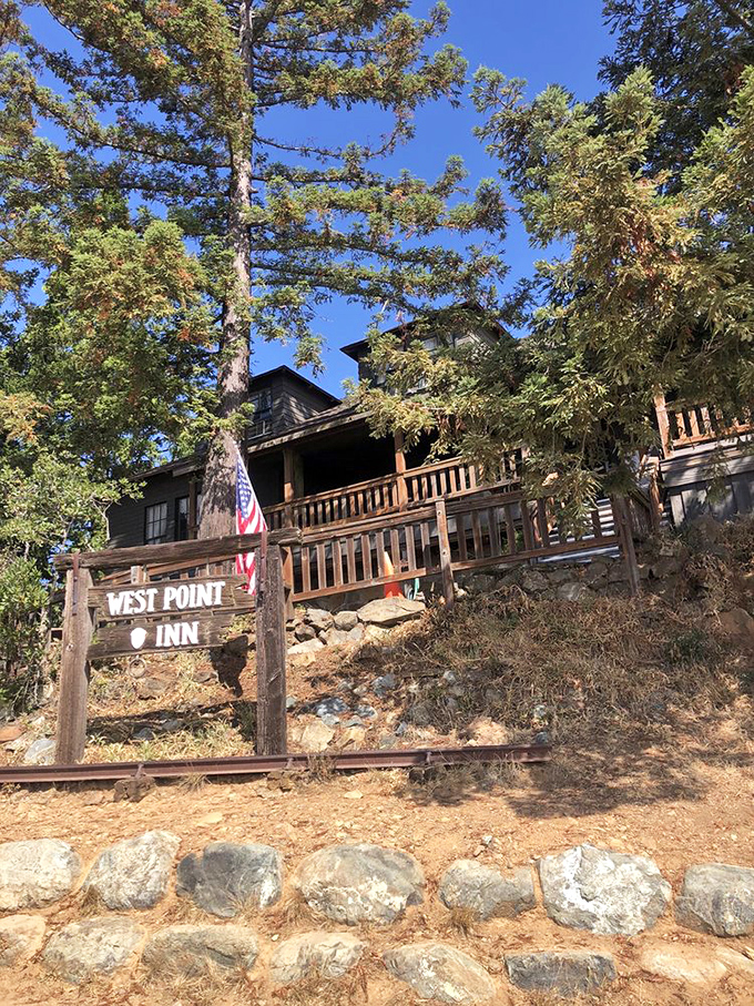 The historic West Point Inn stands as a woodland sanctuary, offering weary hikers pancakes that taste even better after a 2,000-foot climb.