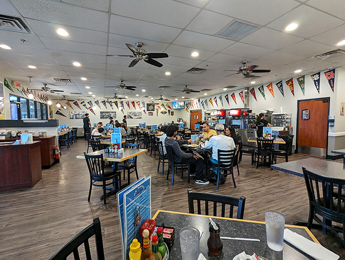 A glimpse into the kitchen where breakfast magic happens. No smoke and mirrors here&mdash;just skilled hands turning simple ingredients into morning masterpieces.