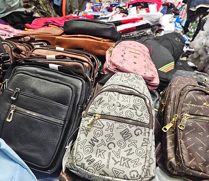 Bag heaven for the accessory enthusiast. From practical crossbodies to statement pieces, your next favorite carryall is waiting in this pile.