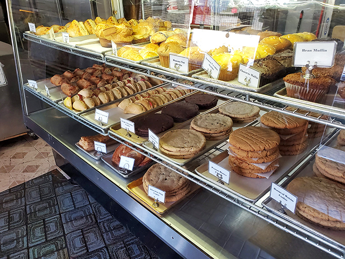 The pastry case is like a museum of sweet possibilities&mdash;cookies, cakes, and pastries waiting patiently for their moment of glory.
