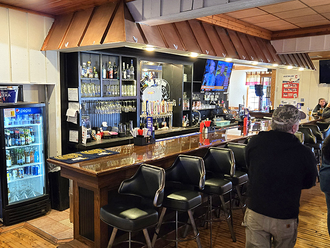 The kind of bar where nobody knows your name when you arrive, but everyone might by the time you leave.