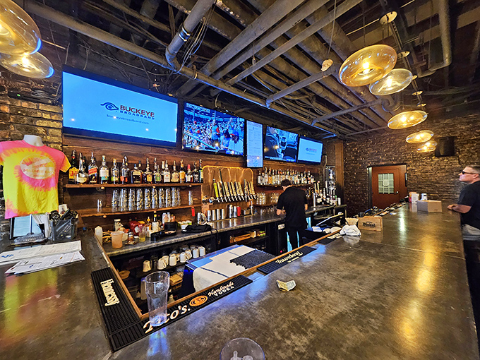 Behind every great brewery is a bar worth settling into. This one's stocked with enough spirits to raise yours considerably.