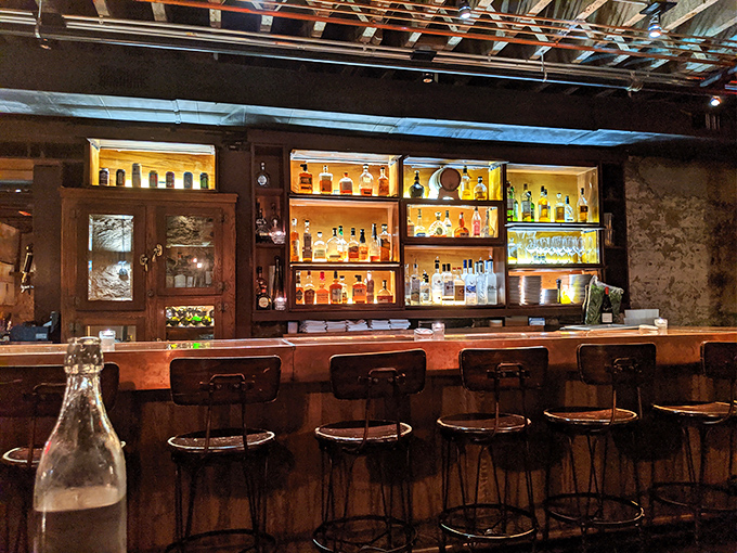 A bar stocked like an Italian apothecary, where skilled mixologists prescribe the perfect antidote to your day. The cure is usually Amaro-based.