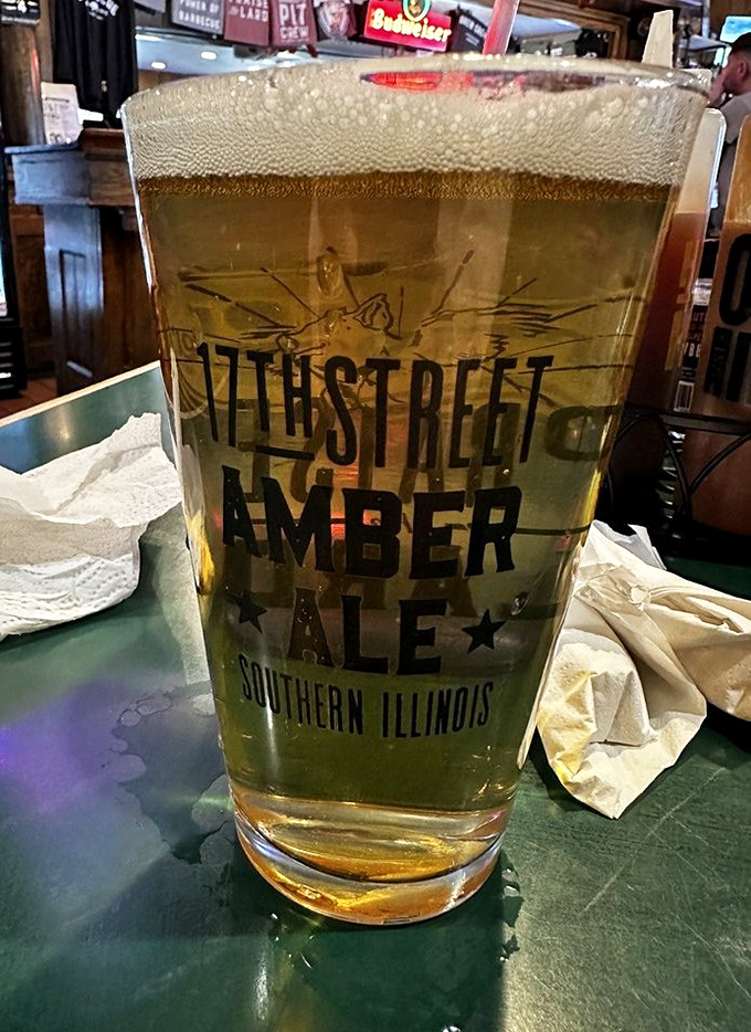 Their house amber ale isn't just a beverage&mdash;it's a diplomatic liaison between your taste buds and the smoky richness of barbecue.