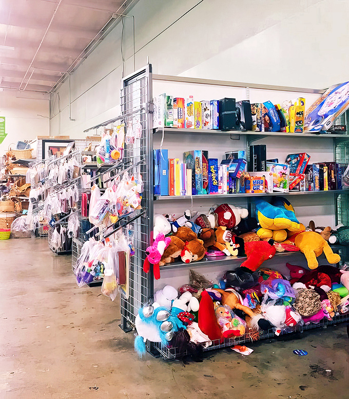 Childhood nostalgia by the binful &ndash; where forgotten teddy bears and board games get second chances at creating new memories.