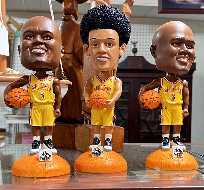 Sports memorabilia with extra personality. These bobbleheads have more character in their oversized heads than most action figures.
