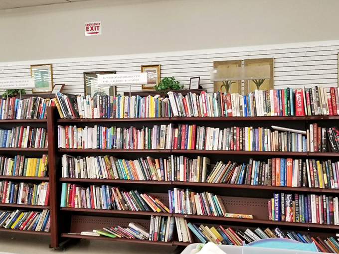 The book section: where literary adventures cost less than a cup of coffee. Paperback escapes waiting patiently for their next reader.