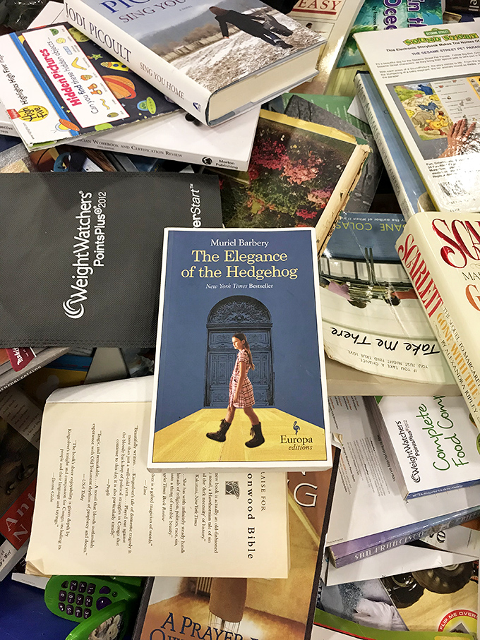 Literary treasures hiding in plain sight. That bestseller you've been meaning to read? It's probably here, waiting patiently between a cookbook and romance novel.