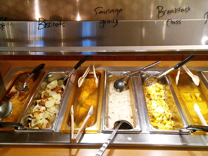 The buffet setup that makes choosing just one thing feel like Sophie's Choice, but tastier.