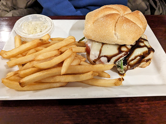 A burger and fries that doesn't try to reinvent the wheel &ndash; just honest, satisfying food that reminds you why classics became classics in the first place.