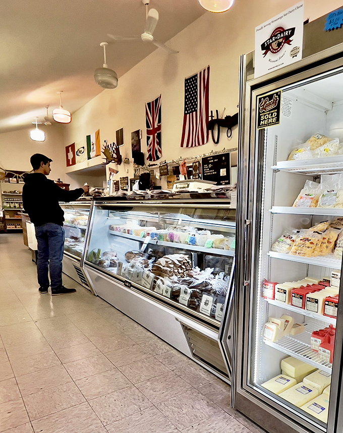 The customer contemplation moment &ndash; when you realize you want more than your cooler can hold. A beautiful dilemma at the meat counter.