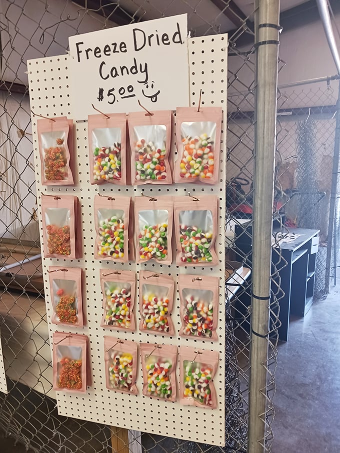 "Freeze Dried Candy" might be the most unexpected snack innovation at Hilltop&mdash;like astronaut treats for earthbound sweet tooths with adventurous palates.