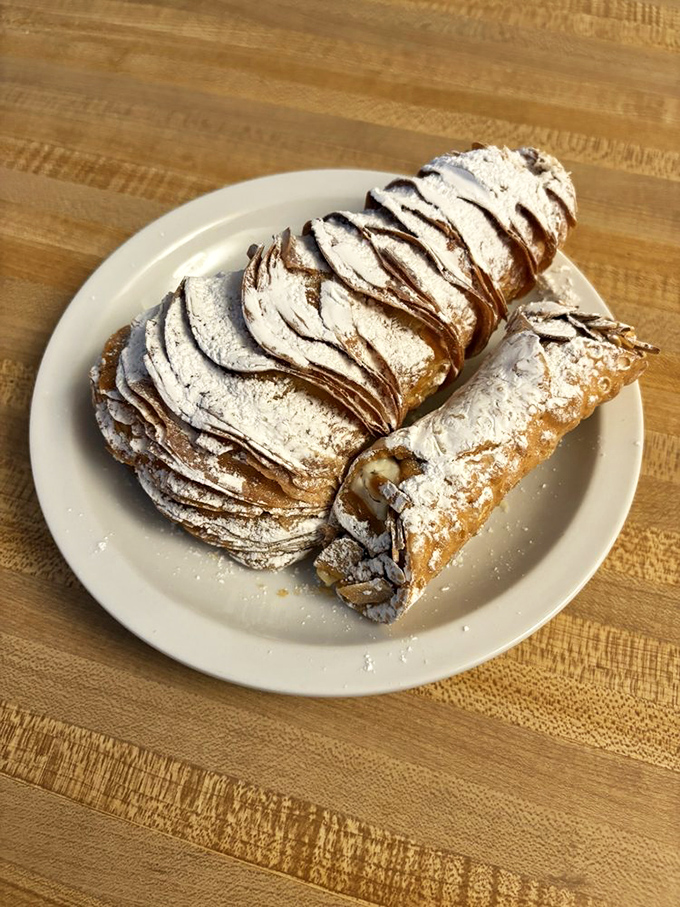 The cannoli and lobster tail&mdash;Italian pastry royalty holding court in a humble box, waiting to transform an ordinary day into a celebration.