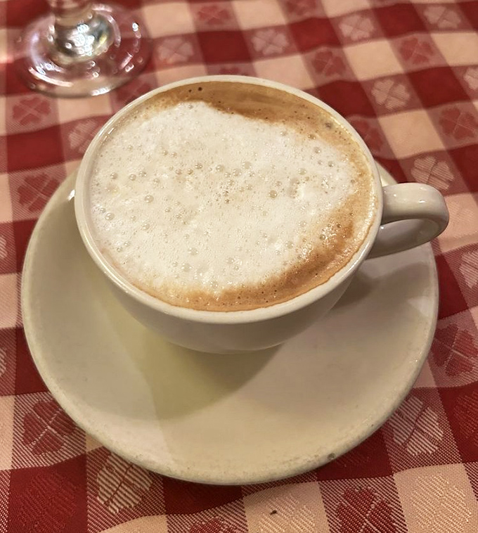 The perfect cappuccino isn't just about taste &ndash; it's about that moment of pause between courses, a frothy interlude in your Italian feast.