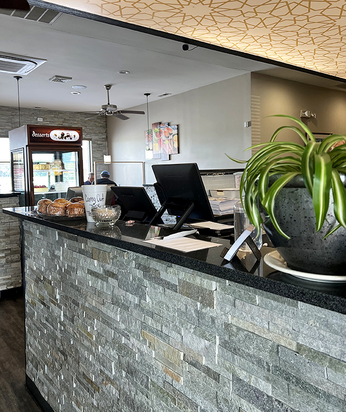 The heart of any great diner &ndash; a welcoming counter where transactions are merely a formality between the real business of feeding hungry souls.