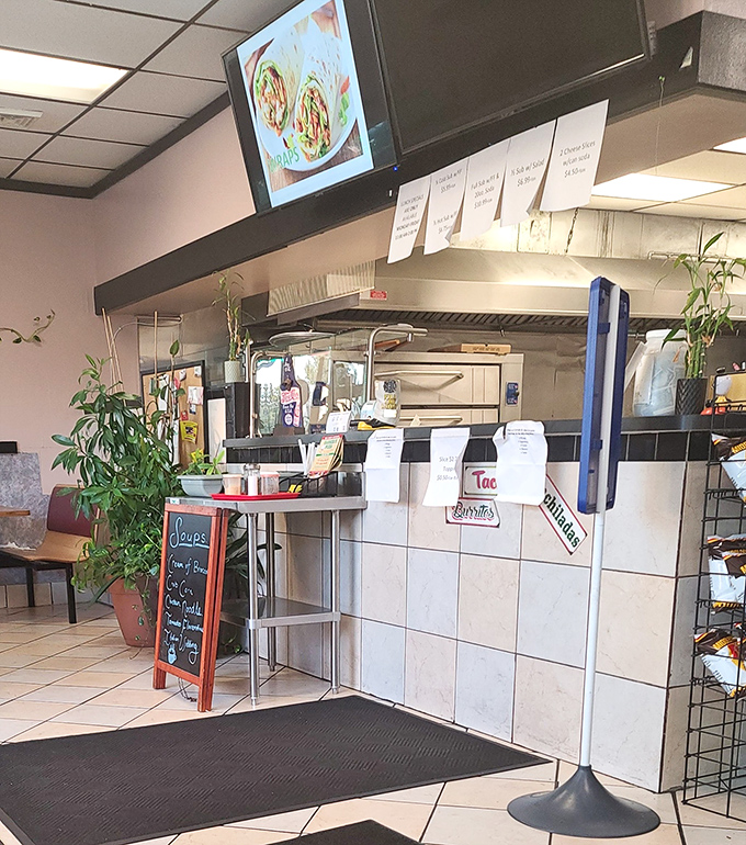 The heart of any great food joint&mdash;where orders are called, magic happens behind the scenes, and menu boards tempt you with possibilities.