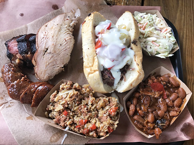 A tray that answers the eternal question, "Why choose?" with a definitive "You don't have to." The BBQ equivalent of winning the lottery.