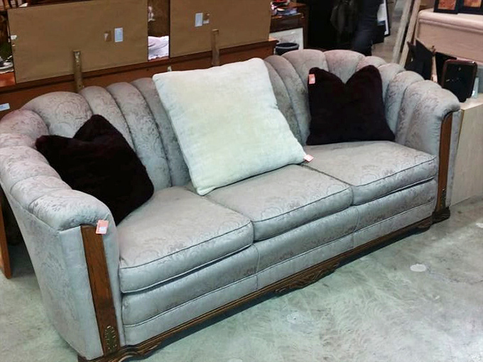 This isn't just a couch&mdash;it's a statement piece with stories to tell. Perfect for both napping and sophisticated entertaining.