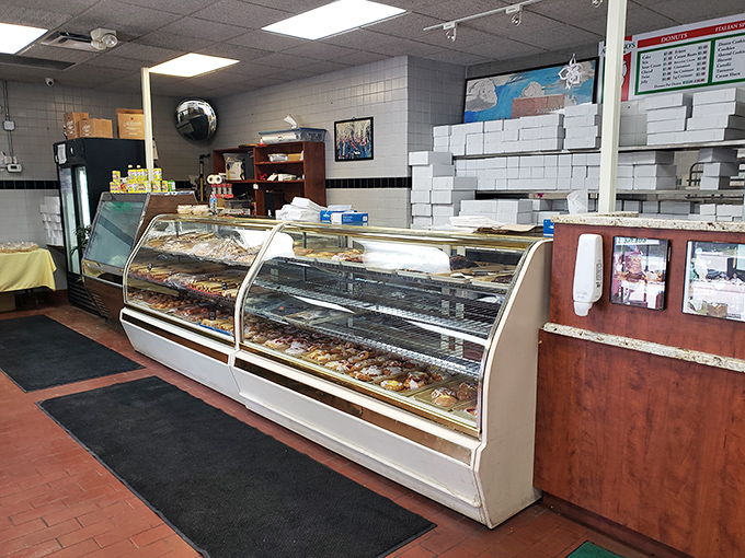 The display case at Auddino's isn't just filled with pastries &ndash; it's filled with reasons to abandon your diet and embrace the sweet life.