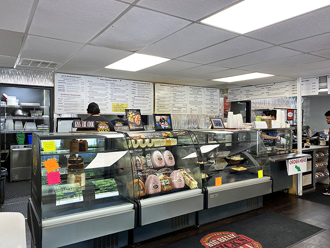 The deli counter&mdash;where dreams are assembled one slice at a time. Those display cases hold the building blocks of happiness.