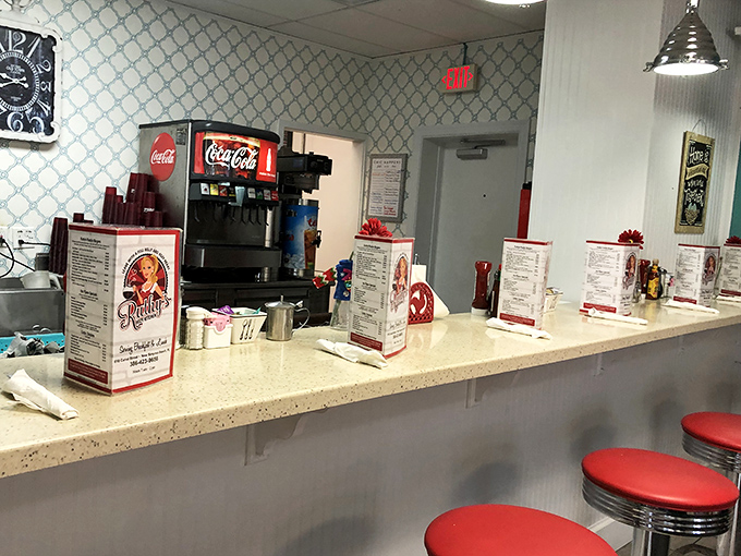 The counter where regulars gather, stories are shared, and breakfast becomes a community celebration of comfort.