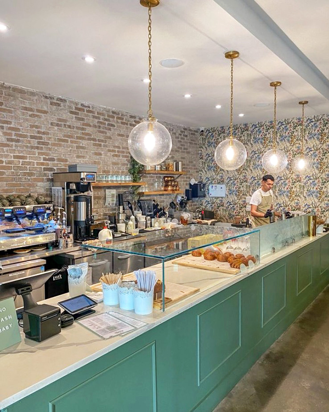 The counter showcases pastries with the pride of a parent displaying their child's art&mdash;except these creations are definitely fridge-worthy.