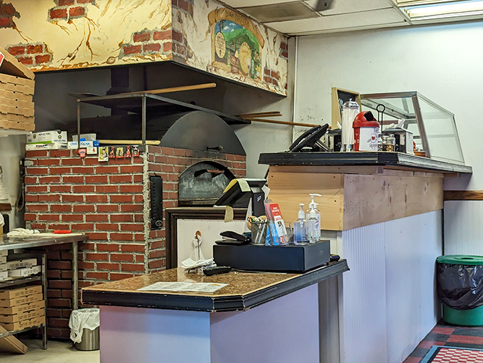 Where the magic happens. The brick oven isn't just equipment&mdash;it's the heart and soul of what makes Big PaPa's pizza transcendent.