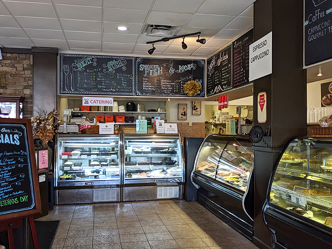 The deli counter where dreams come true and sandwiches are assembled with the precision of Swiss watchmakers.