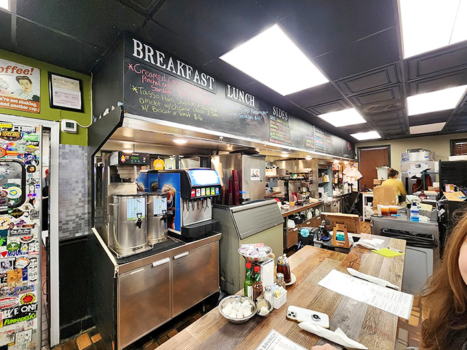 The beating heart of any great diner&mdash;a counter where coffee flows freely and breakfast dreams come true before your eyes.